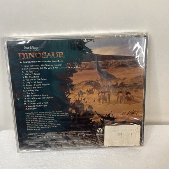 Disney | Media | Walt Disney Dinosaur Soundtrack Cd New Hole Punched ...